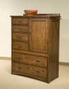 Intercon Furniture Oak Park 4-Piece Slat Bedroom Set in Mission