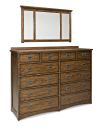 Intercon Furniture Oak Park 4-Piece Slat Bedroom Set in Mission