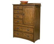 Intercon Furniture Oak Park 4-Piece Slat Bedroom Set in Mission