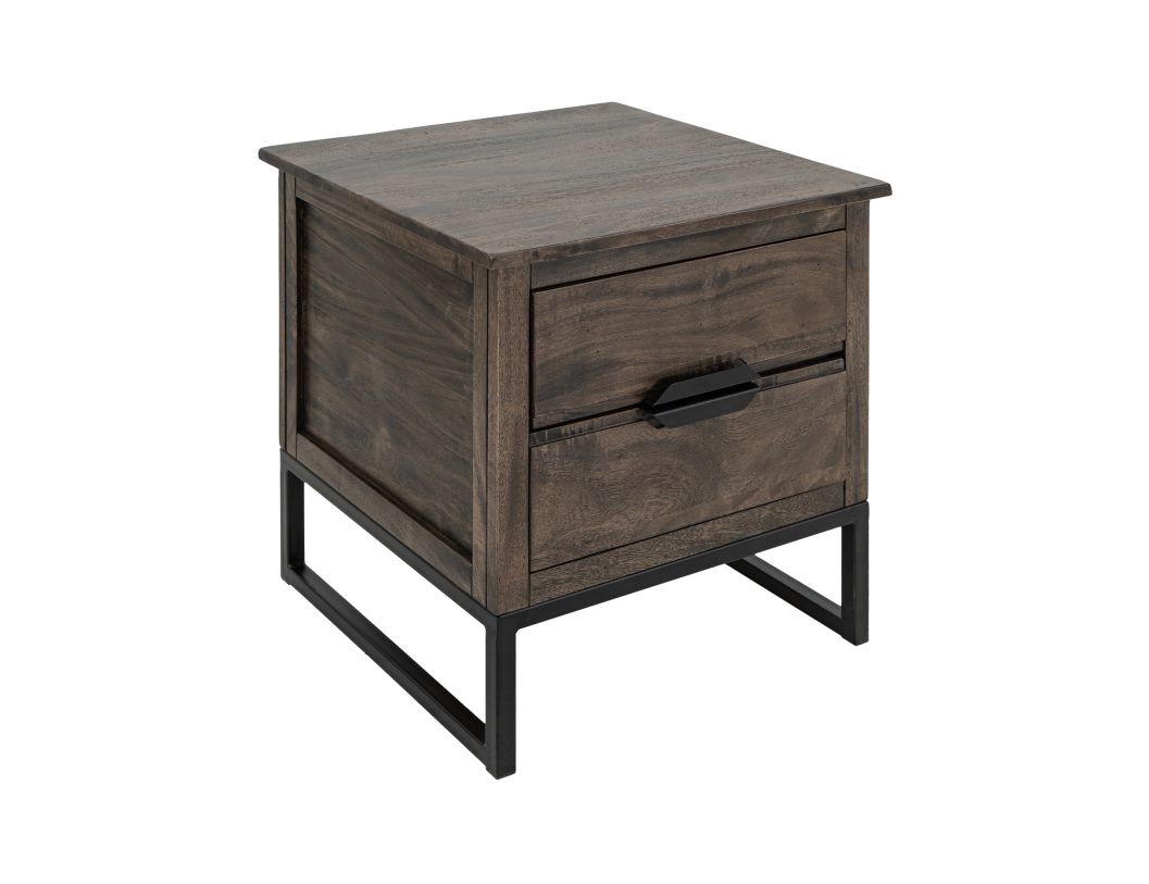 Shop IFD Dark Mita End Table Black IFD2741END at EmmaMason