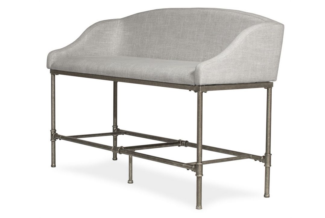 Metal counter height bench store