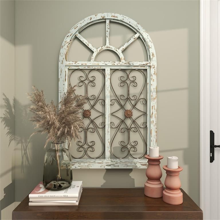 metal scrollwork wall decor