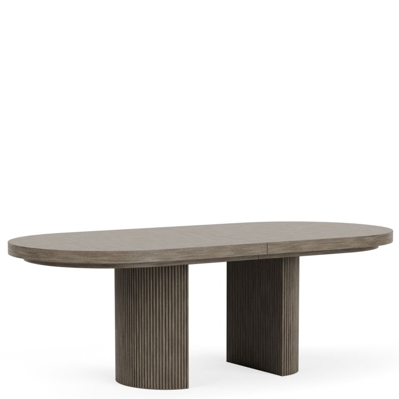 Riverside Furniture Sariel Double Pedestal Dining Table in Designer ...