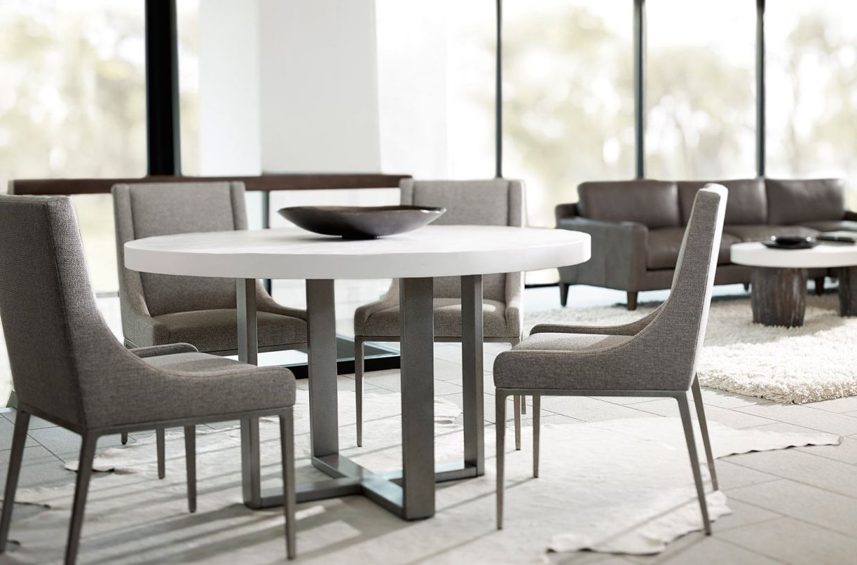logan round dining table