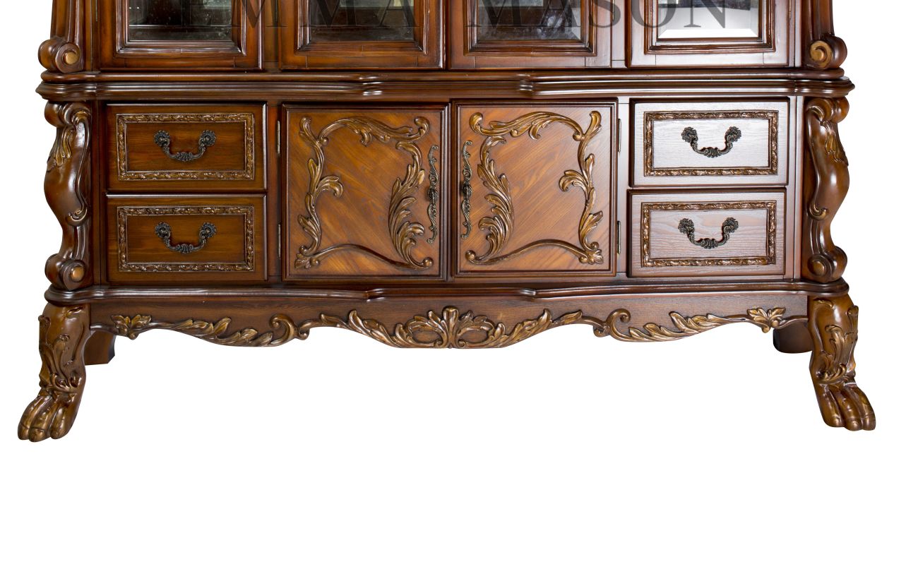 Acme Dresden Buffet in Brown Cherry Oak 12155B EST SHIP TIME APPX 4 WEEKS