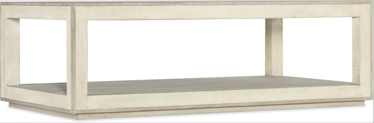 Hooker Furniture Cascade Rectangle Cocktail Table in Light Wood 6120-80110-80