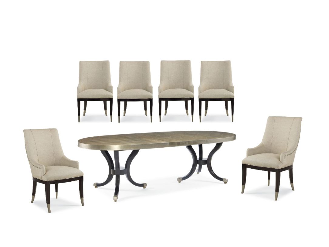 Caracole Furniture Classic Draw Attention 7pc Dining Set - SET A PROMO