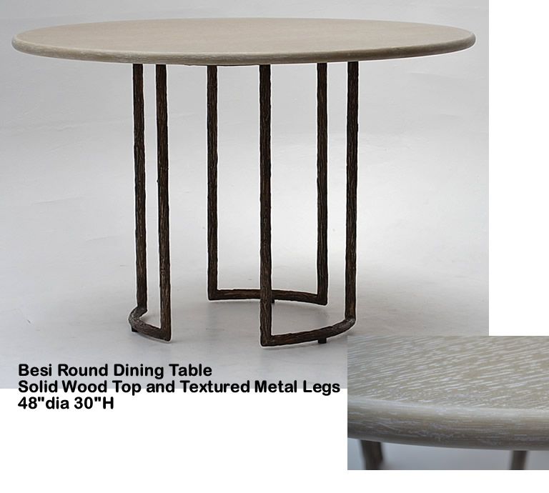 Indo Puri Besi Round Dining Table
