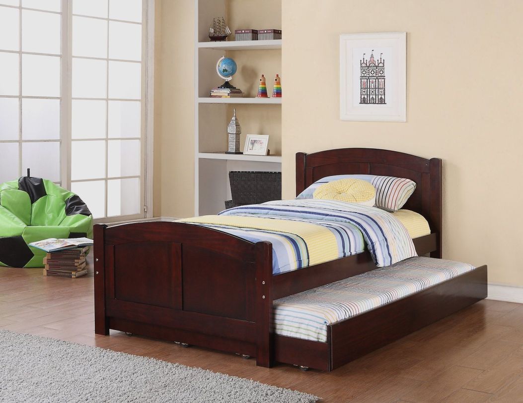 Shop Boss Furniture F9217 Twin Trundle Bed in Cherry Wood