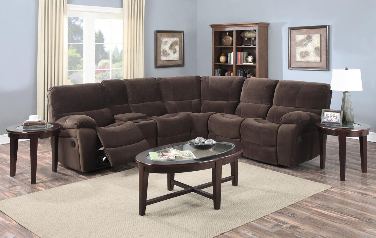 Brown microfiber sectional couch store