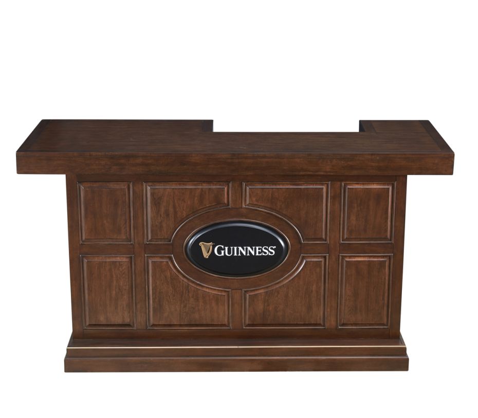 ECI Furniture Guinness Deluxe Bar in Distressed Walnut 0807-35-BT-B