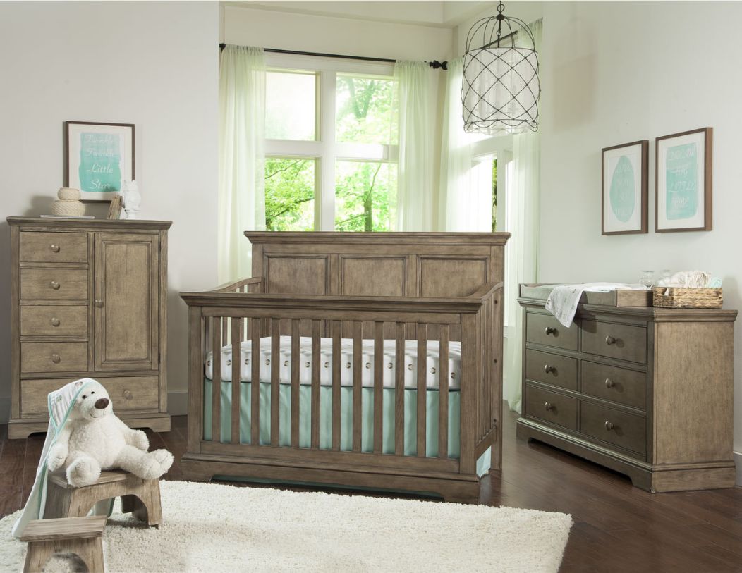 Westwood Design Hanley 2pc Convertible Crib Set in Cashew