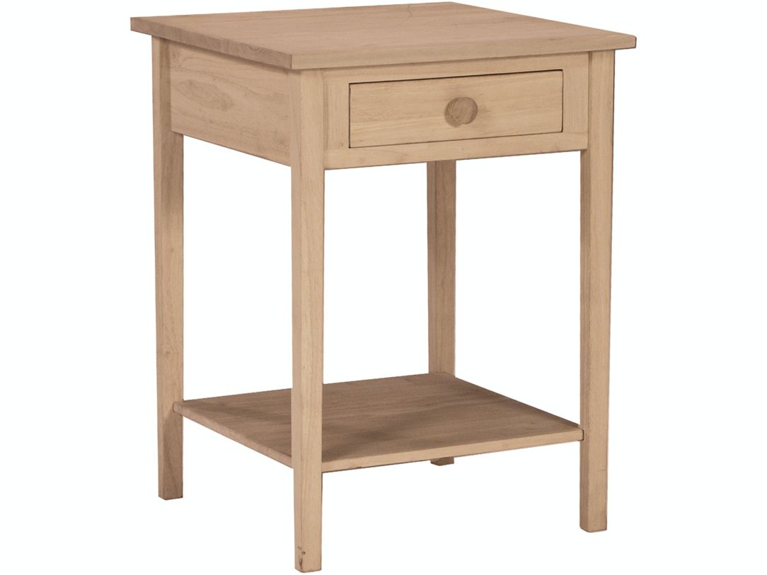 Shop John Thomas Unfinished Bedside Table OT 91