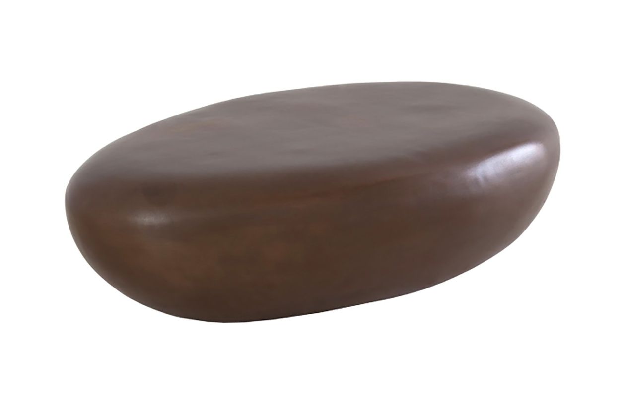 Phillips River Stone Large Coffee Table in Bronze PH58491 CODE UNIV20 for 20 Off
