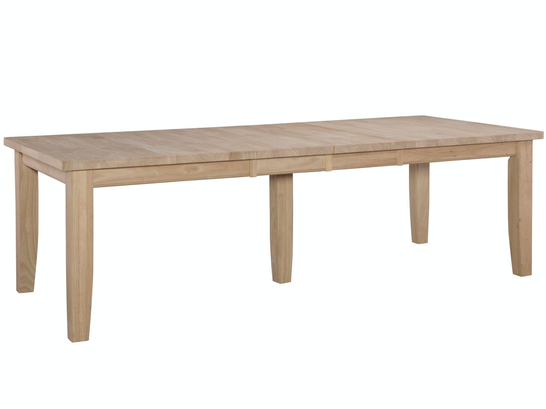 John Thomas Unfinished Farmhouse Extension Table T 4066XXTT T 53B