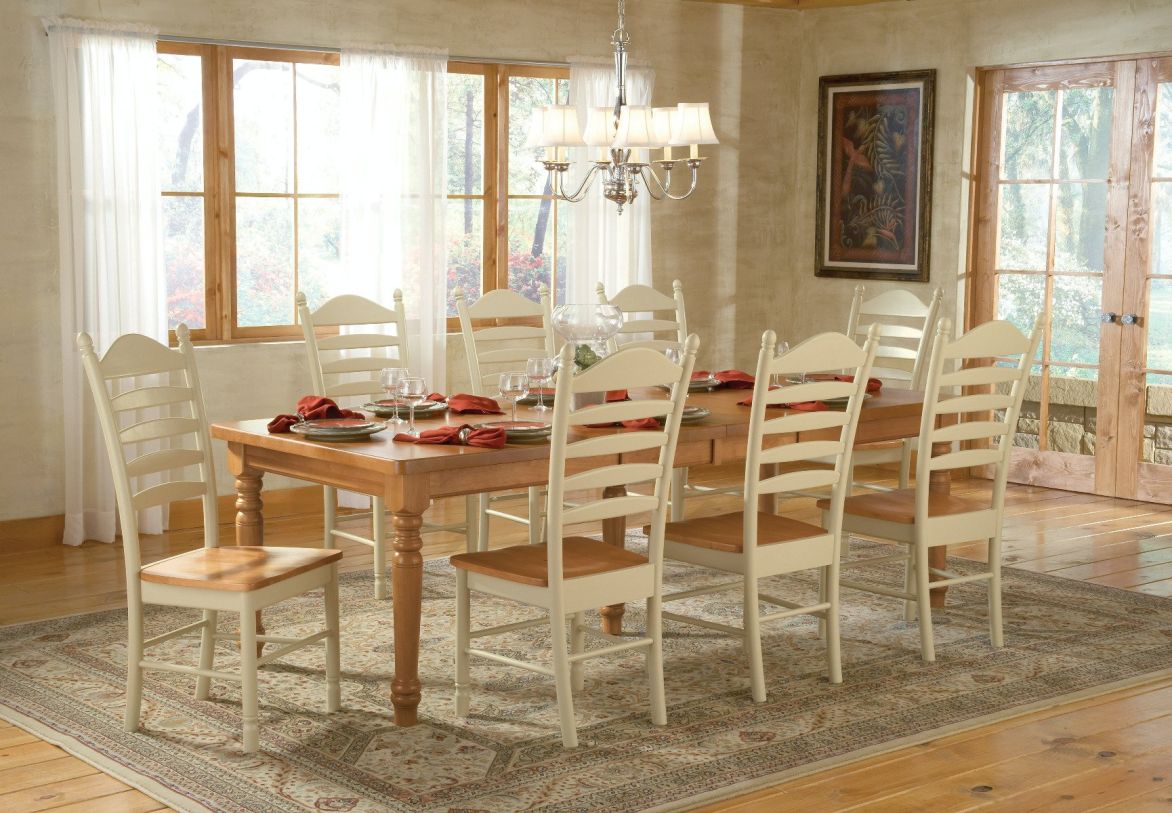 Unfinished farmhouse dining table store