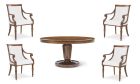Theodore Alexander Althorp Living History 5pc Haddon Round Dining Table Set