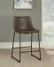 Coaster Michelle Armless Counter Height Stools Two-tone Brown and Black ...