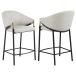 Coaster Chadwick Sloped Arm Counter Height Stools Beige and Glossy ...