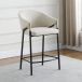 Coaster Chadwick Sloped Arm Counter Height Stools Beige and Glossy ...