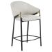 Coaster Chadwick Sloped Arm Counter Height Stools Beige and Glossy ...