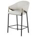 Coaster Chadwick Sloped Arm Counter Height Stools Beige and Glossy ...