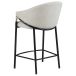 Coaster Chadwick Sloped Arm Counter Height Stools Beige and Glossy ...