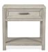 Riverside Cascade 2pc Panel Bedroom Set with LED Light in Dovetail