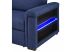 Global Furniture U0211 Pull-Out Sofa Bed in Navy U0211-NAVY-PO SB