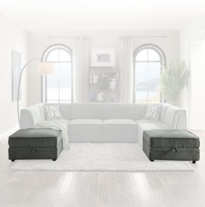Acme Furniture Bois Ottoman in Gray Velvet 53782 EST SHIP Acme Furniture Bois Ottoman in Gray Velvet 53782 EST SHIP