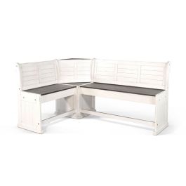 Sunny Designs Carriage House Short Bench & Corner Seat in European ...