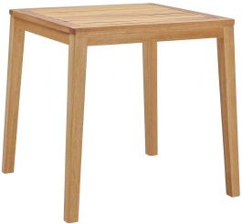 Emma Mason Signature Benjie Karri Wood Outdoor Patio Bar Table in Natural