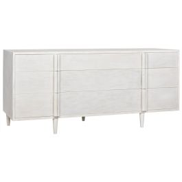 Noir Morten 9 Drawer Dresser White Wash