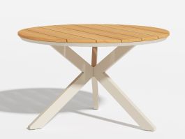 Shop Murcano Imo Outdoor Dining Table in Cream HU-139DT