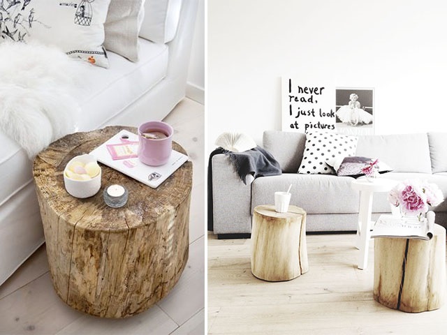 Turn Tree Stumps into Chairs and Stools