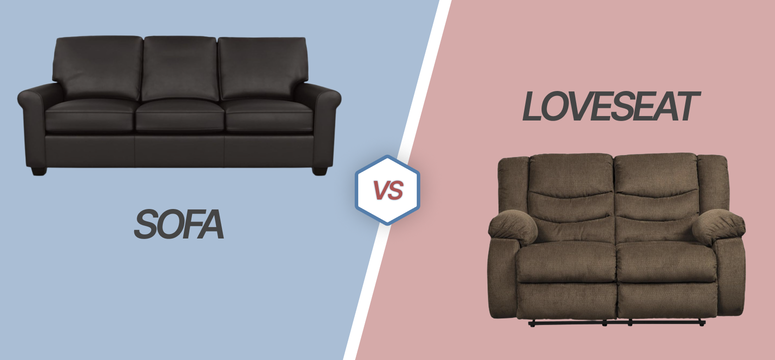 What's the difference between a sofa and a loveseat?